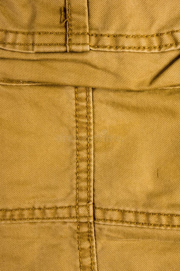 Clothing Items Washed Cotton Fabric Texture with Seams Stock Image ...