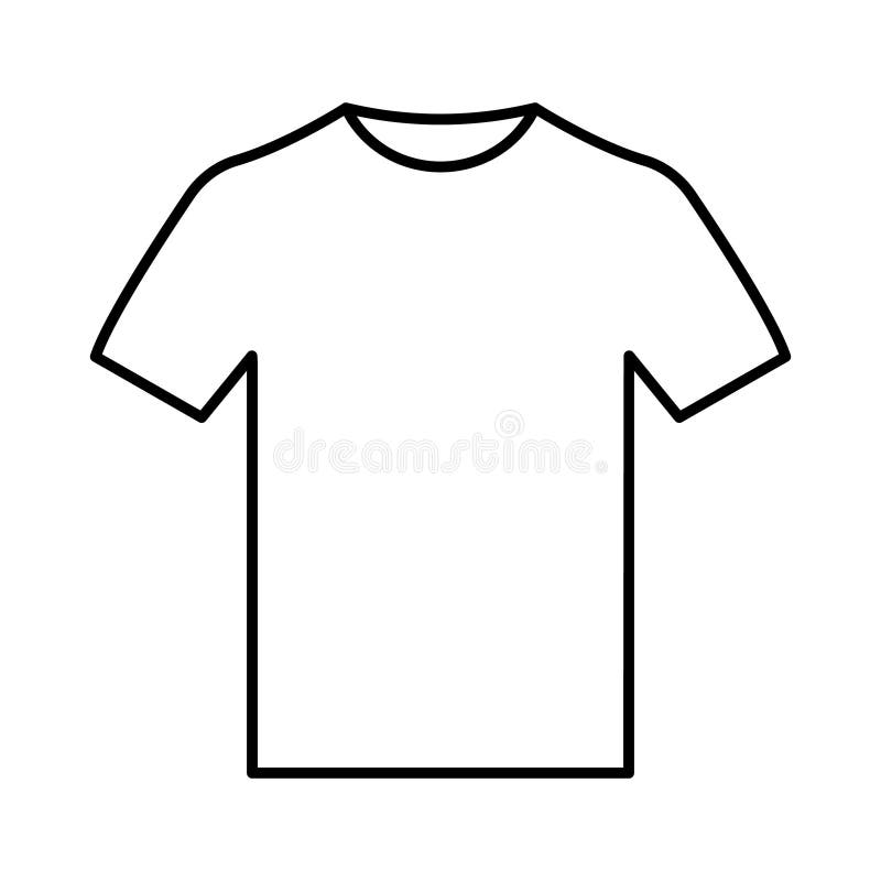 Clothing outline icons set stock vector. Illustration of linear - 111455686