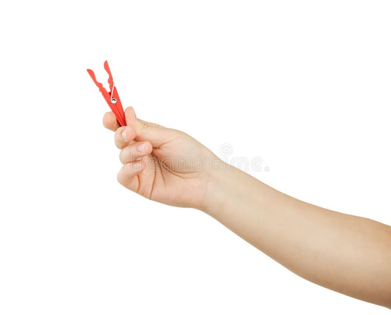 Clothing peg isolated stock photo. Image of hold, washing - 35615772