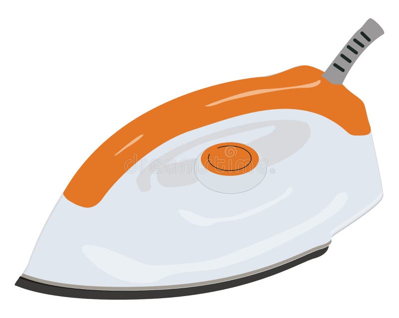 Clothing press, icon stock vector. Illustration of steam - 261377635