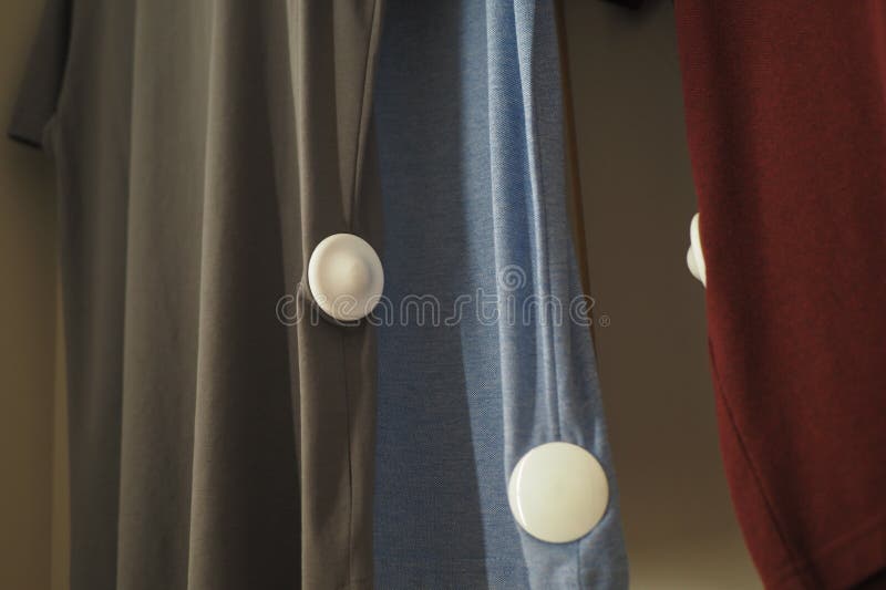 Clothing Security Tag on a Shirt , Stock Photo - Image of commercial ...