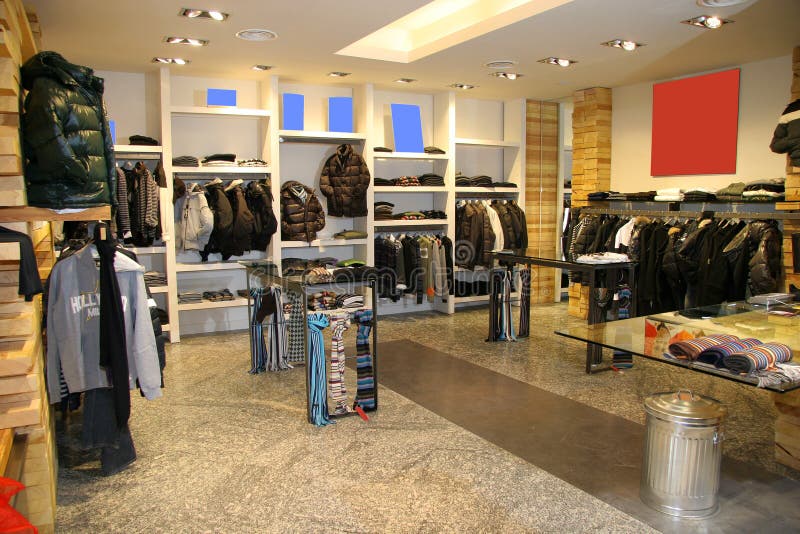 Clothing shop stock photo. Image of store, commercial - 4718558