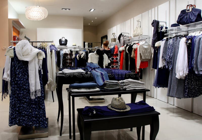 Clothing Store stock photo. Image of style, elegance - 14639312