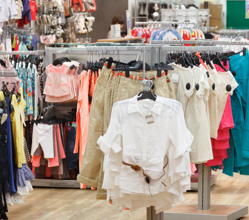 Children s Clothing Shop stock photo. Image of sale, wear - 3861664