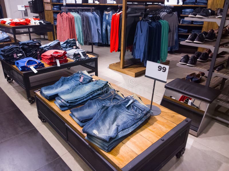 Clothing store stock image. Image of belts, department - 49420585