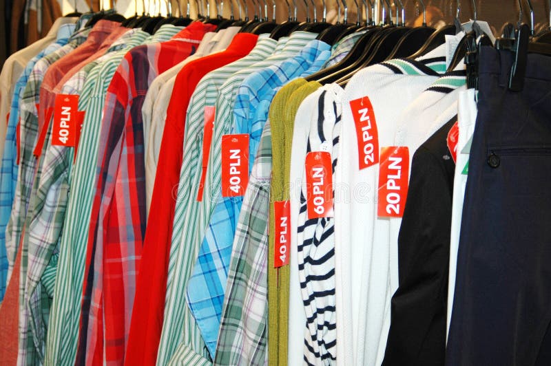 Clothing store sale stock image. Image of clothing, commerce - 16438059