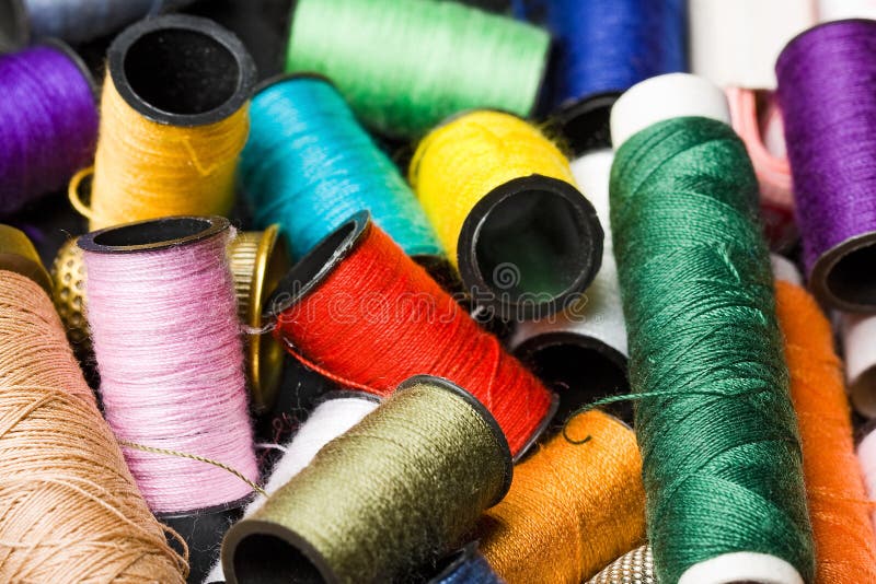 Clothing Thread Spools stock image. Image of texture - 33510127