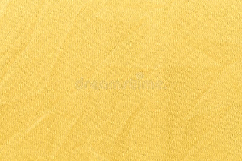 The Clothing Yellow Color Fabric Texture Background, Top View of Cloth ...