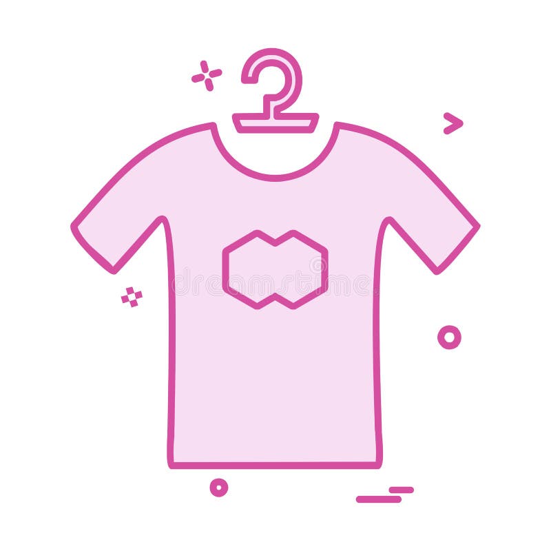 Cloths icon design vector stock vector. Illustration of fabric - 125663483