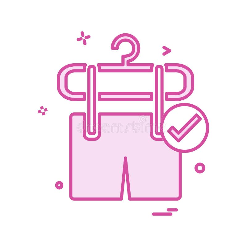 Cloths icon design vector stock vector. Illustration of dress - 132443882