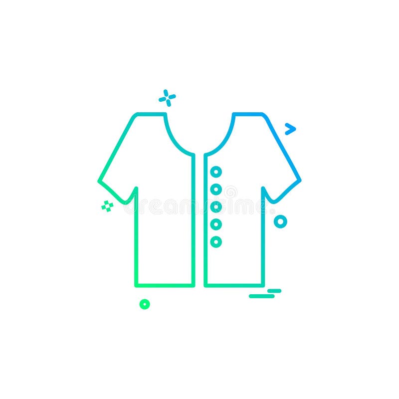 Cloths icon design vector stock vector. Illustration of flat - 125528002