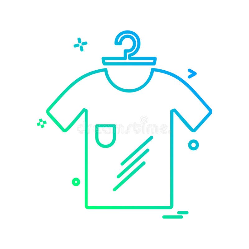 Cloths icon design vector stock vector. Illustration of concept - 132401277