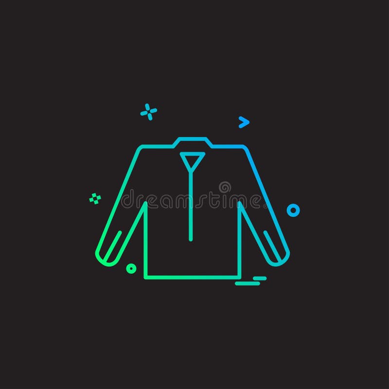 Cloths icon design vector stock vector. Illustration of flat - 132416190