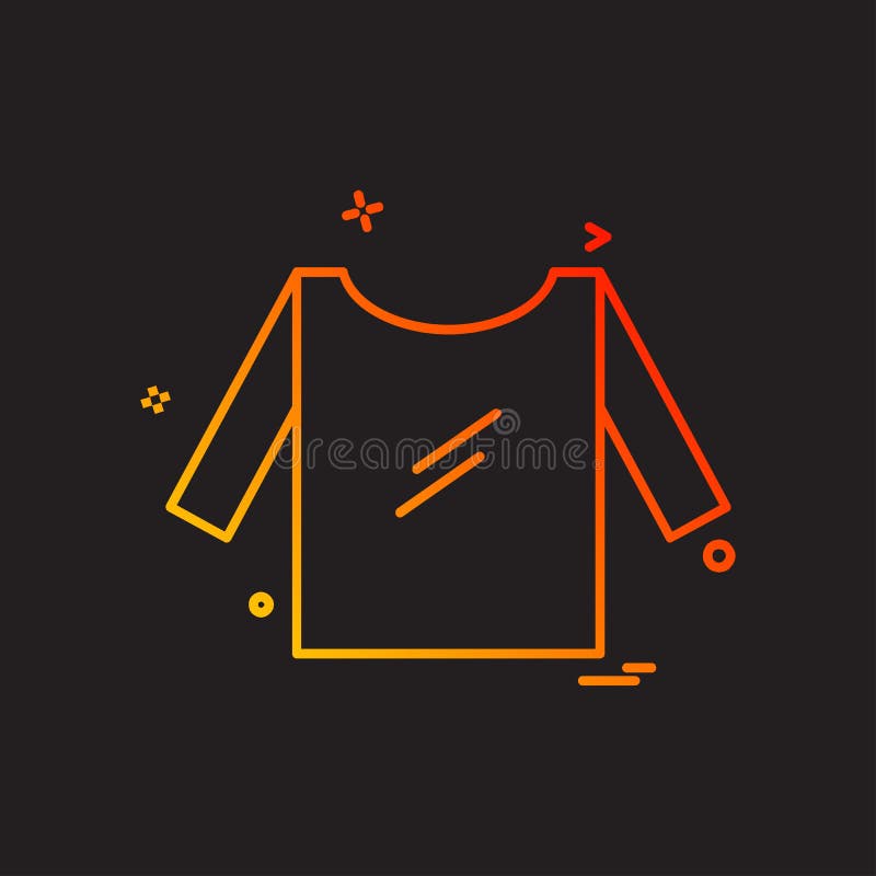 Cloths icon design vector stock vector. Illustration of beauty - 132450238