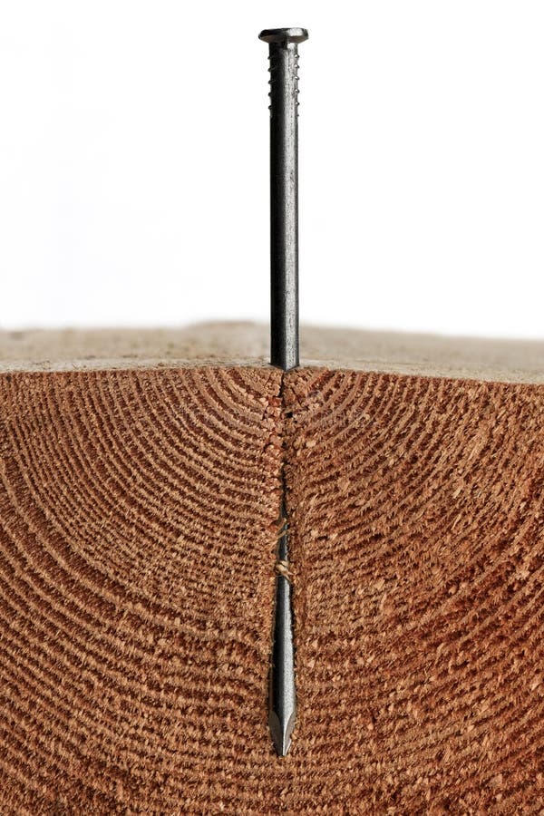 Clou photo stock. Image du isolement, tête, outil, broche - 9658078