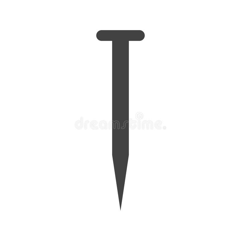 Clou illustration de vecteur. Illustration du clou, réparation - 99420679
