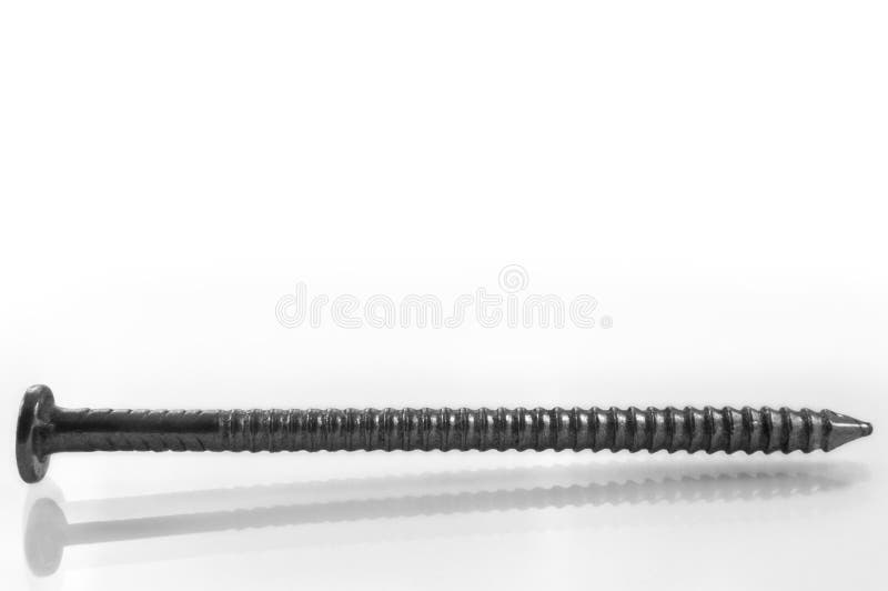 Clou courbé image stock. Image du simple, construction - 20459401