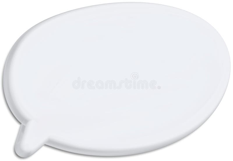 3D White Text Box Illustration Stock Image - Illustration of template ...