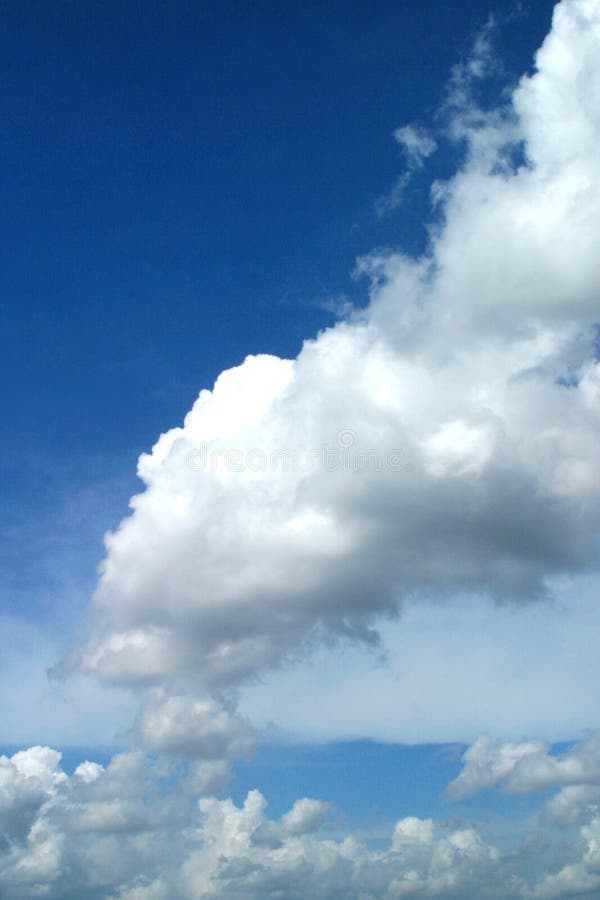 Perfect cloud stock image. Image of light, outdoor, summer - 6166077
