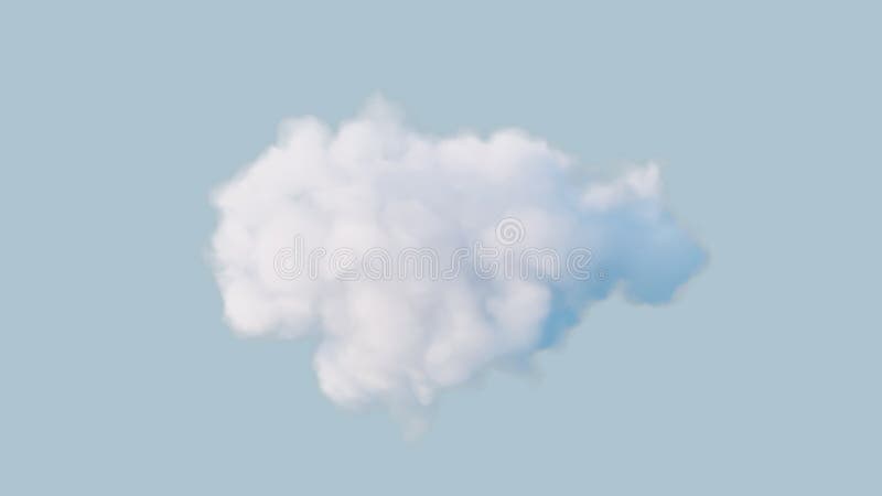 Cloud with Alpha Channel, 3d Rendering Stock Video - Video of dreamy ...