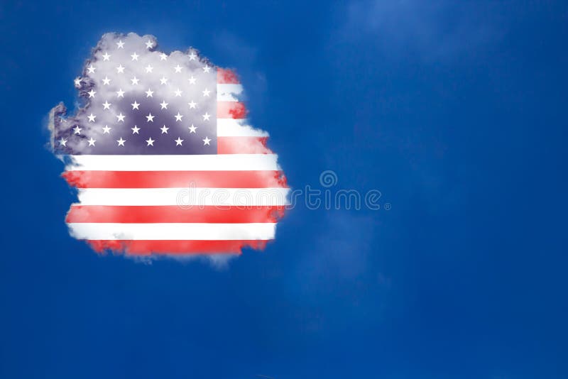 Cloud of American stock illustration. Illustration of blue - 50503747