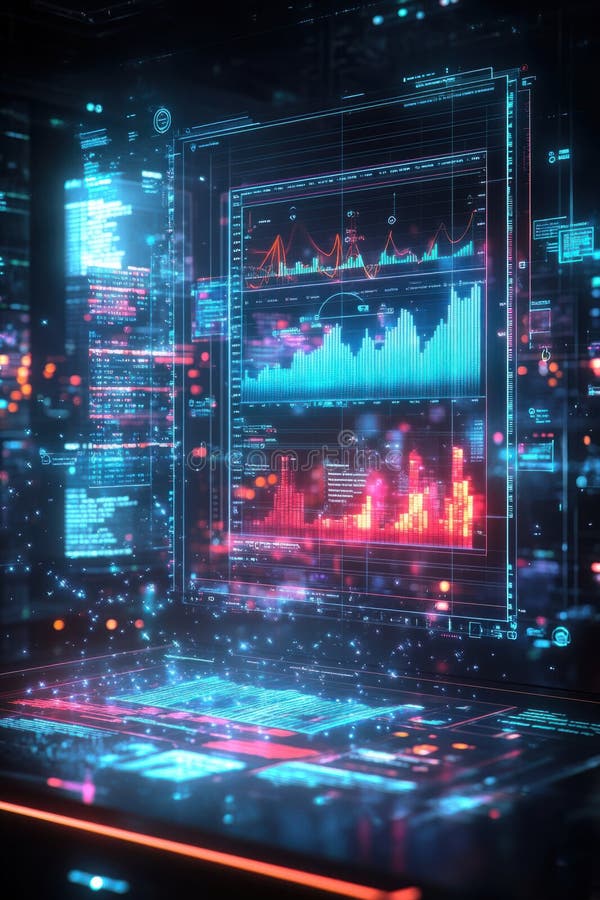 Cloud Analytic Tools, an Advanced Holographic Visual of a Cloud ...