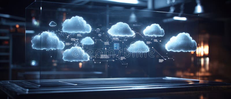 Cloud API Integration, a Sleek Holographic Display Focused on Cloud ...