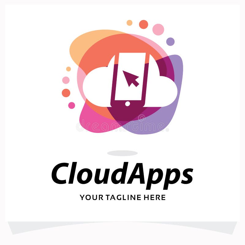Cloud Apps on Internet TV / Computer Stock Vector - Illustration of ...