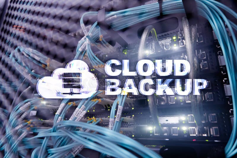 Cloud Backup. Server Data Loss Prevention. Cyber Security. Stock Image ...