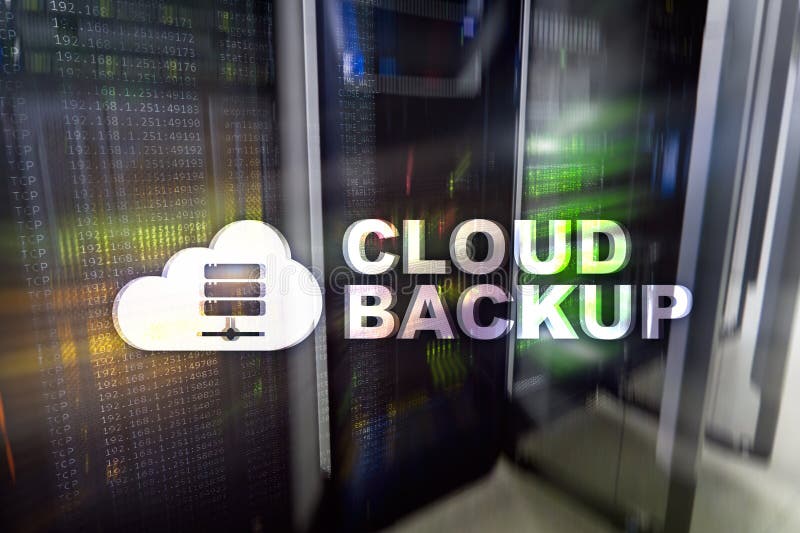 Cloud Backup. Server Data Loss Prevention. Cyber Security Stock Image ...