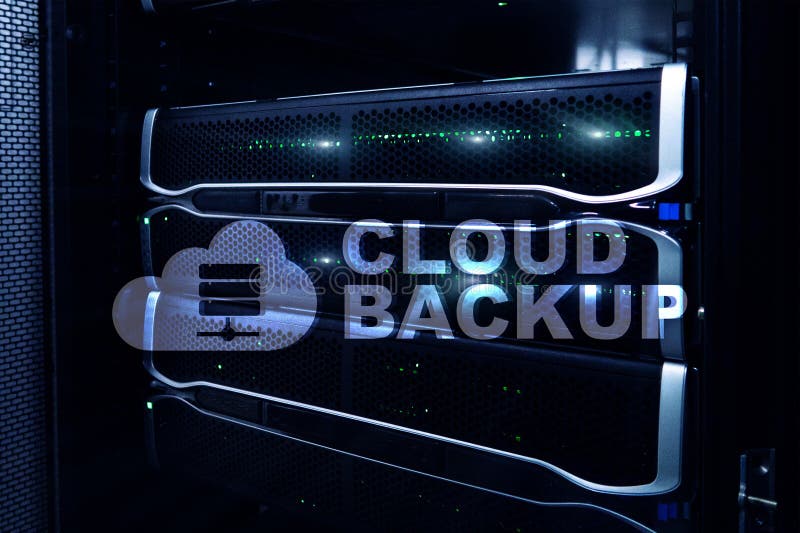Cloud Backup. Server Data Loss Prevention. Cyber Security. Stock Image ...