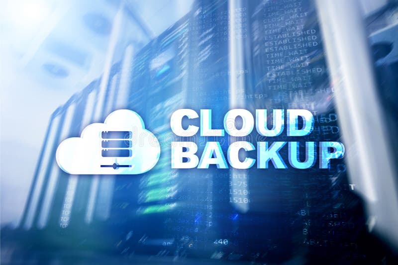 Cloud Backup. Server Data Loss Prevention. Cyber Security. Stock Image ...