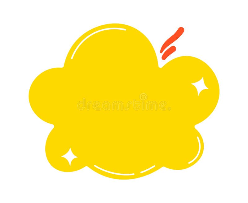 Cloud Badge for Lettering stock vector. Illustration of element - 281035654