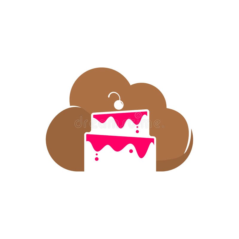 Cloud Bakery Logo Design Vector Template. Bakery Logo Concept Stock ...