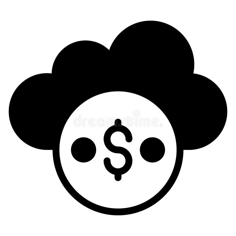 Cloud Banking Finance Related Vector Line Icon. Editable Stroke Pixel ...