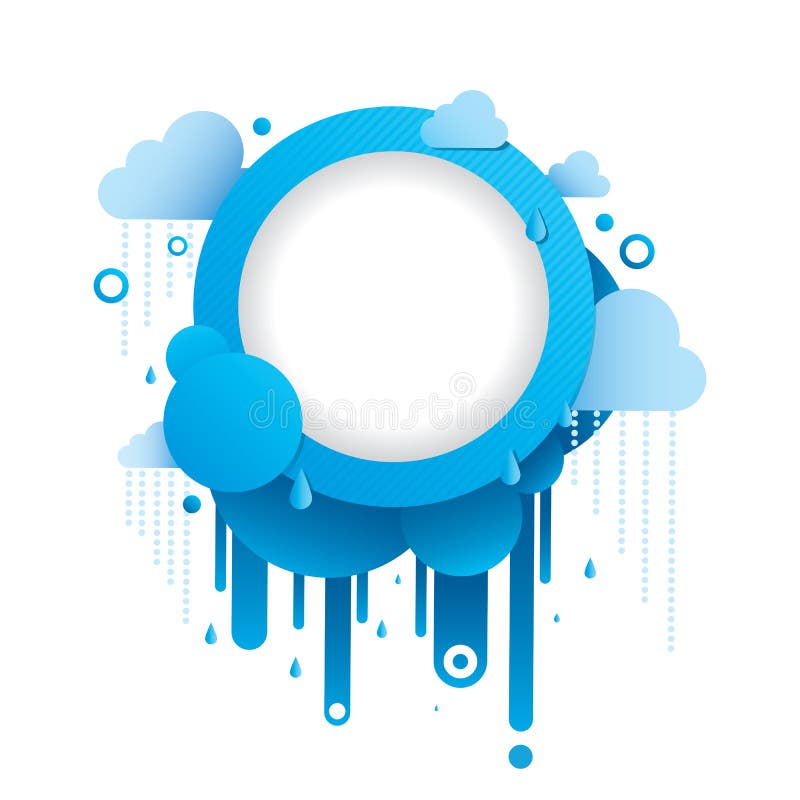 Cloud Banner stock illustration. Illustration of poster - 23637448