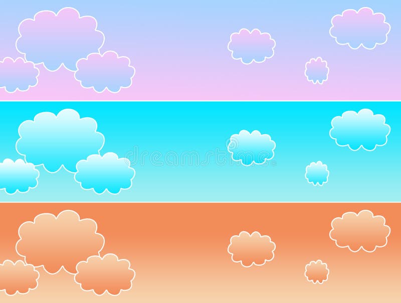 Cloud banner stock illustration. Illustration of nature - 30884792