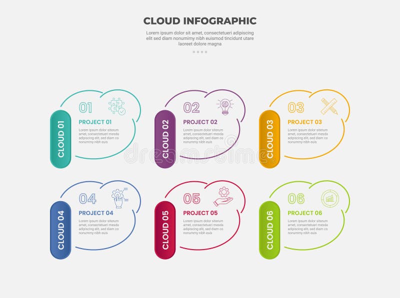 Clouds Infographic Template Stock Illustrations – 1,767 Clouds ...