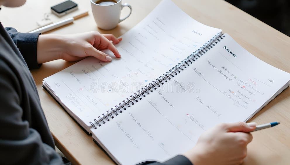 Cloud Based Calendar Planner Stock Illustration - Illustration of ...