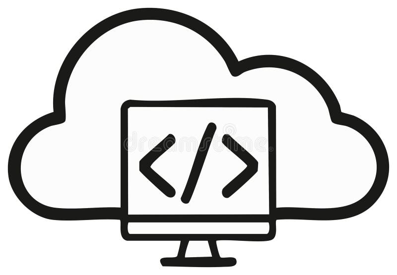 Cloud-based Computing with Code, Representing Network Data Processing and Development, Simple ...