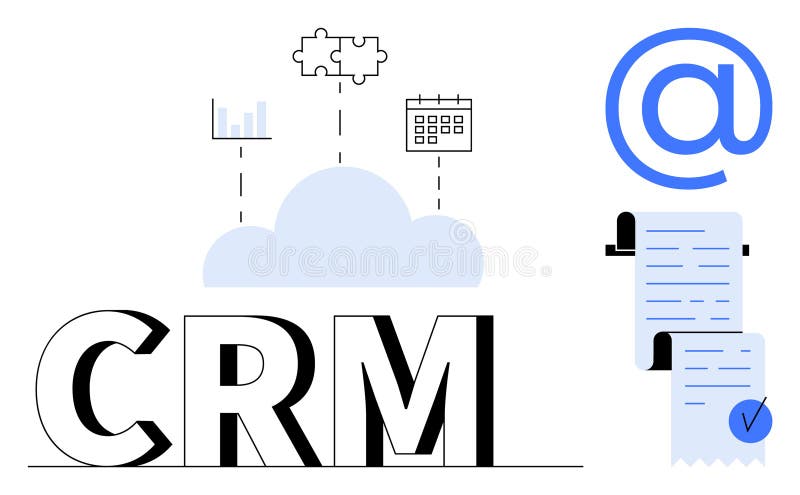 Cloud-Based CRM System Integration with Analytics, Puzzle, and Email ...
