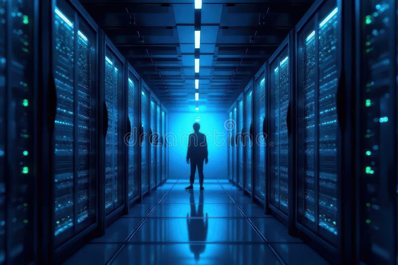 Cloud-Based Government Data Security Stock Illustration - Illustration ...