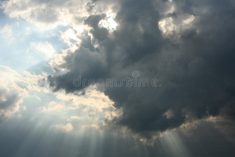 Sunbeams stock photo. Image of heaven, sunbeams, skies, beam - 44872