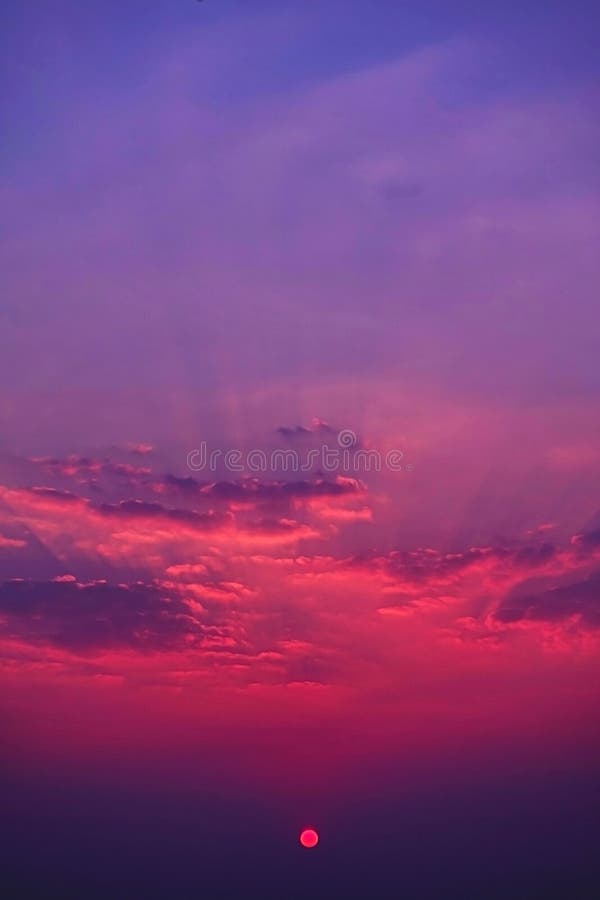 Cloud Beautiful Sky Sunset Outdoor Background Stock Image - Image of ...