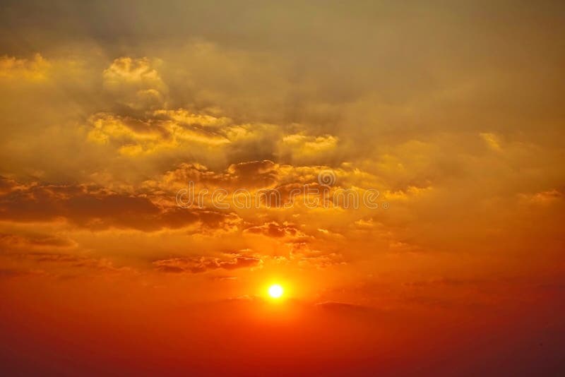 Cloud Beautiful Sky Sunset Outdoor Background Stock Image - Image of ...