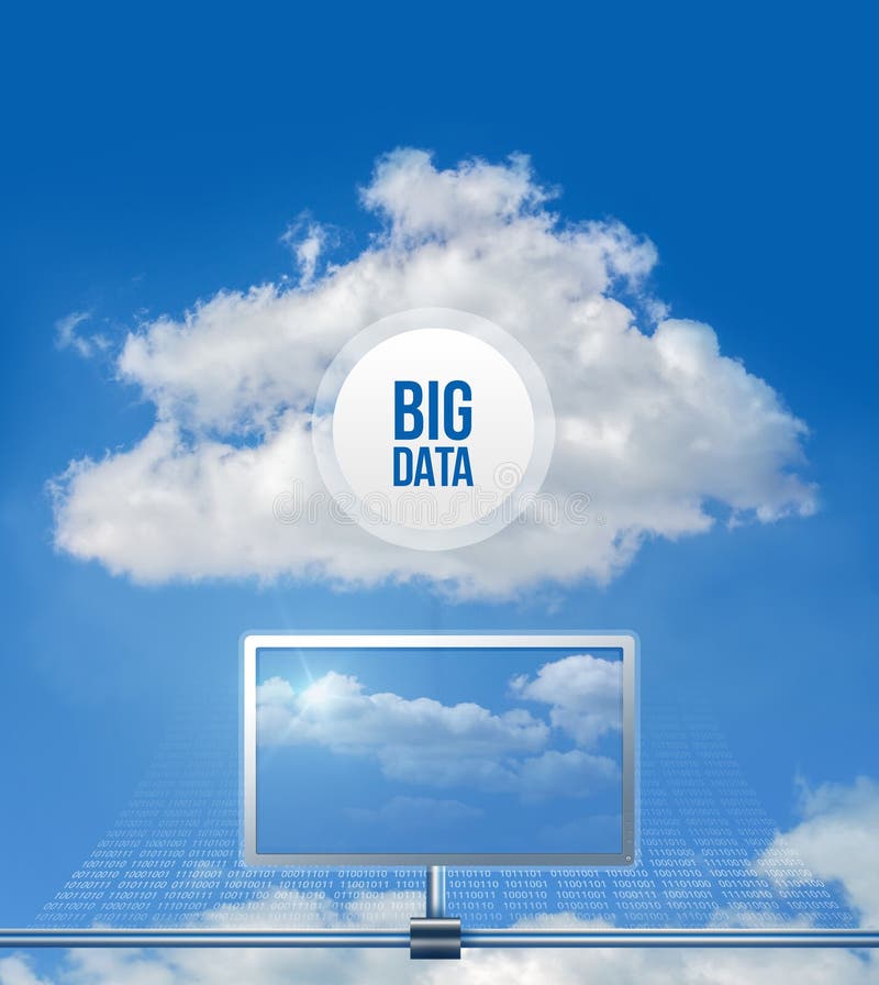 Cloud big data stock illustration. Illustration of networking - 75409909
