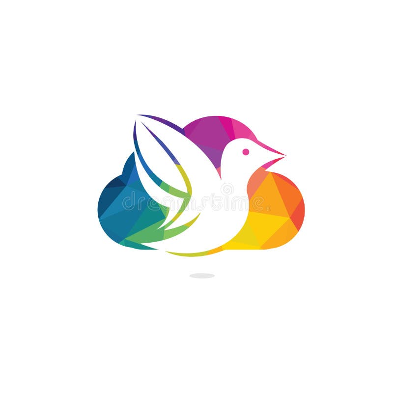 Creative Bird Vector Logo Design Template. Stock Illustration ...