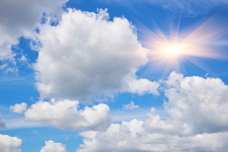 Cloud and blue sky stock photo. Image of fluffy, bright - 256433902