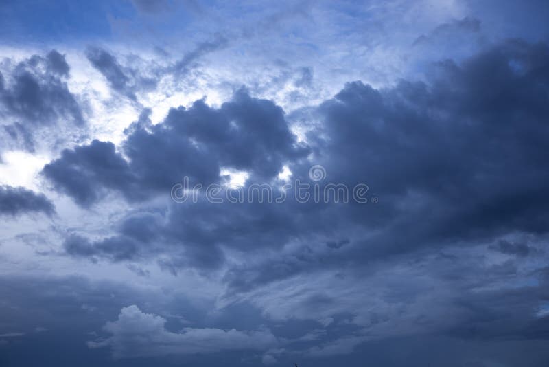 Cloud in the Blue Sky at Mt.Fuji in Japan Stock Photo - Image of ...