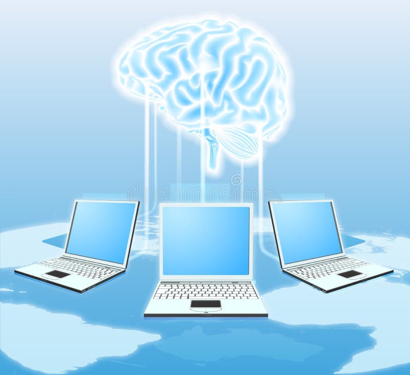 1+ Brain computer connected to Free Stock Photos - StockFreeImages